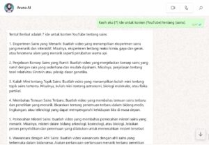 20 Contoh Prompt Aruna AI untuk Kreator Konten